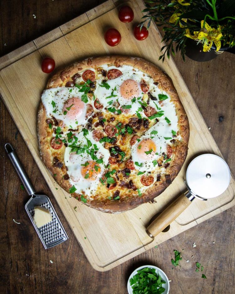 Adobo chicken pizza recipe; Filipino style - All For Pizza